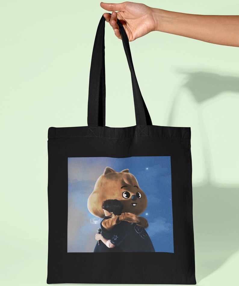 Quokka Fanart Stray Kids Merch Tote Bag Skzoo Han Jisung Kpop Merch for ...