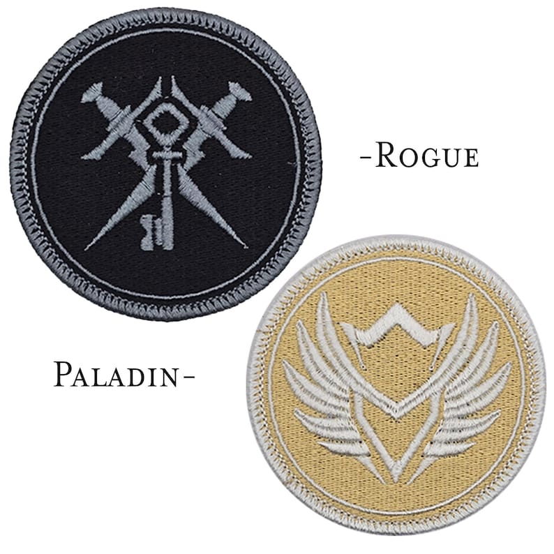 Dungeons and Dragons - Player Class Symbol Patches (2024 Series) - Etsy