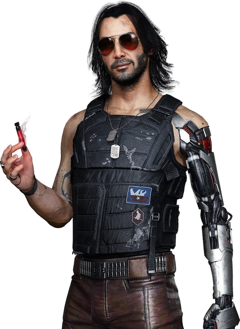 Johnny Silverhand Themed Embroidered Patches - Inspired by Cyberpunk ...