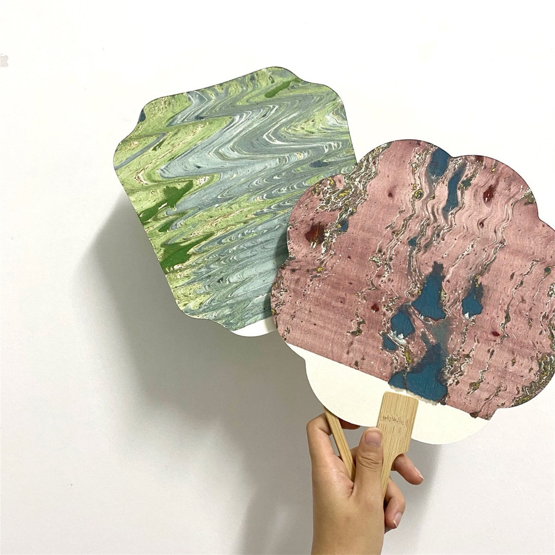 The Charm of Traditional Art: Handmade Lacquer Fans - Etsy