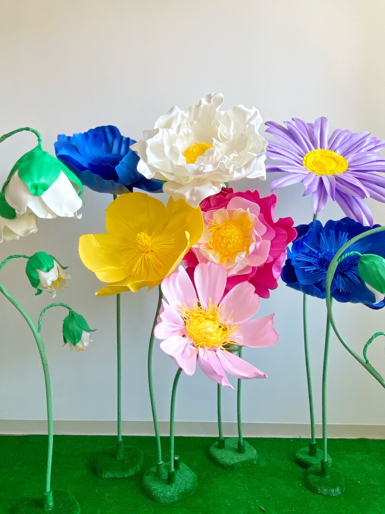 Spring Giant Flowers, Big Flower Decor, Events, Photo Prop - Etsy