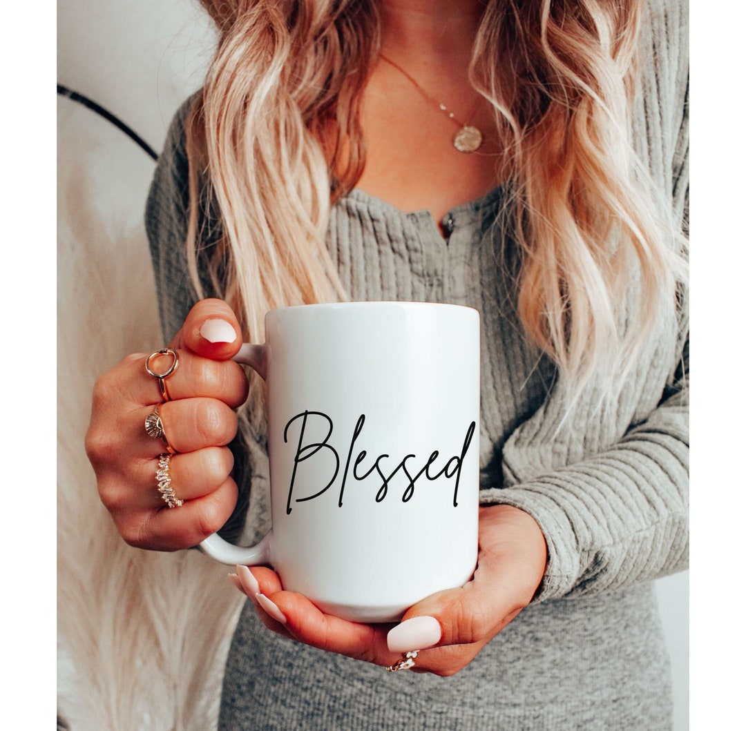 Blessed Mug, Scripture Coffee Mug, Bible Verse Mug, Bible Study Mug ...