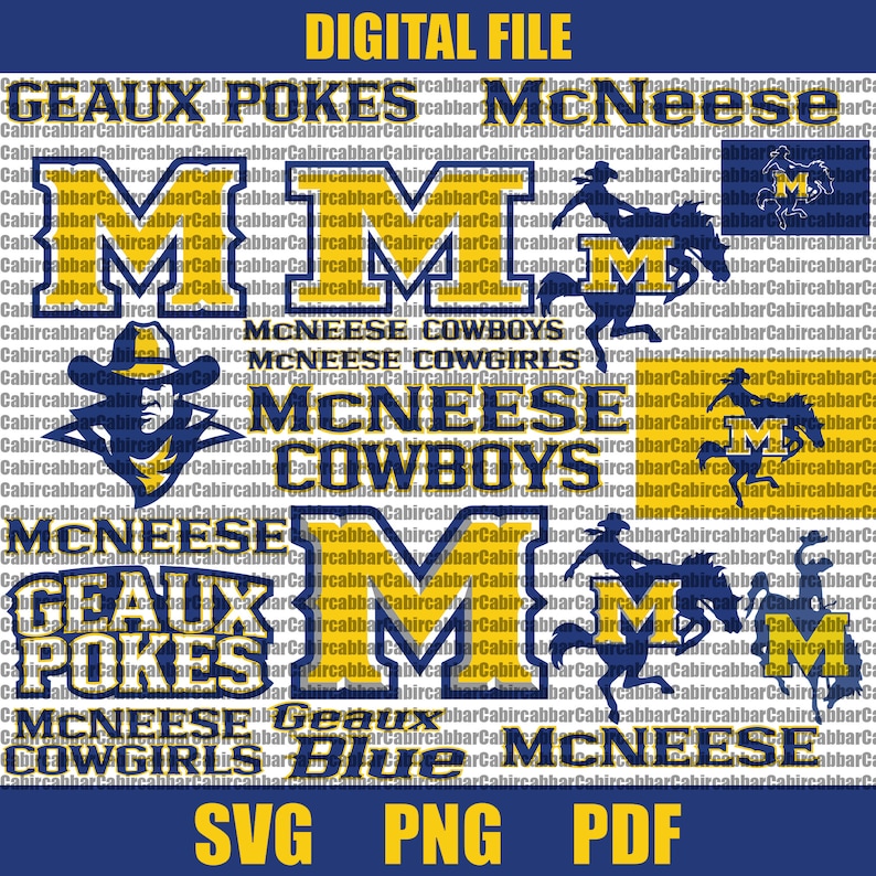 Mcneese State SVG, University SVG, Cowboys SVG, Game Day, Basketball ...