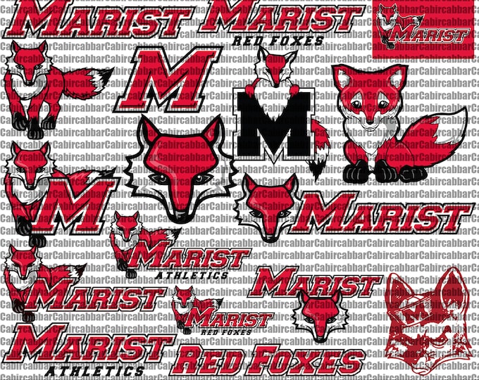 Marist College Svgs Pngs Dxfs Espss Logo Pack Bundle - Etsy Canada