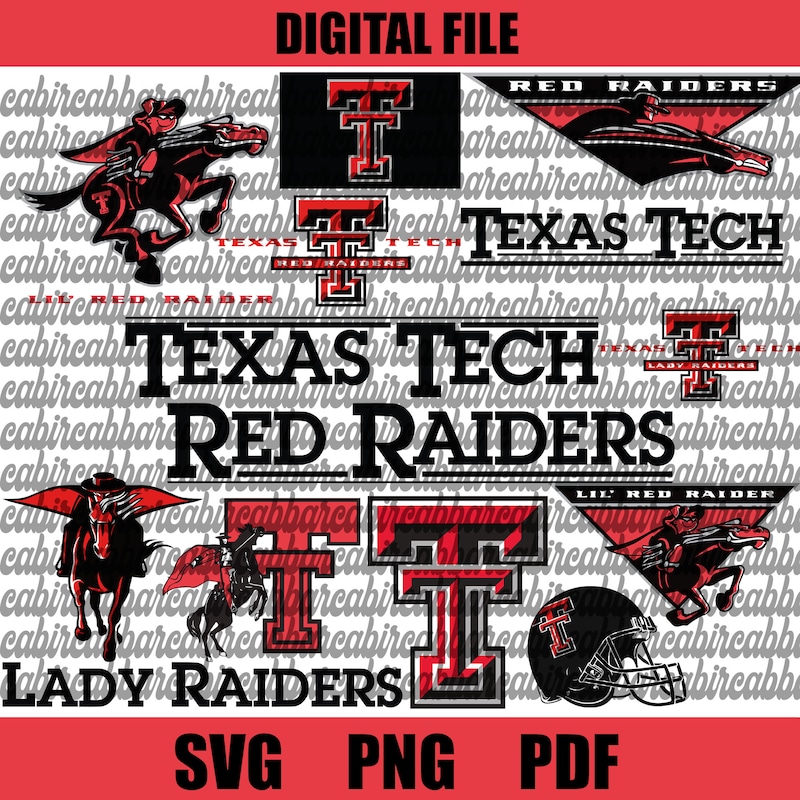 Texas Tech Logo Svg - Etsy
