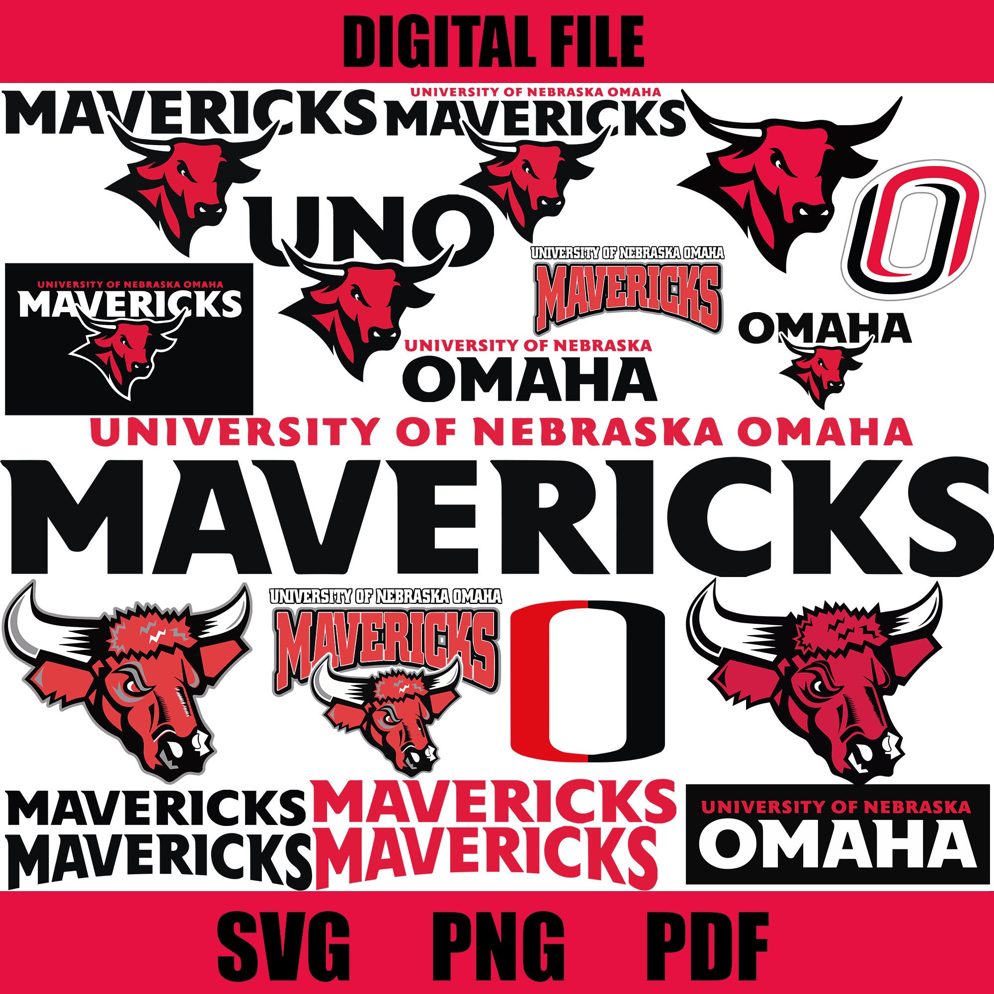 Nebraska Omaha SVG, University SVG, Mavericks SVG, Game Day, Basketball ...