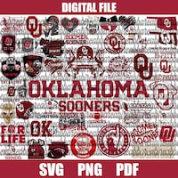 Oklahoma Svg, Sooners Svg Bundle, Sooners Clipart, Cut Files for Cricut ...