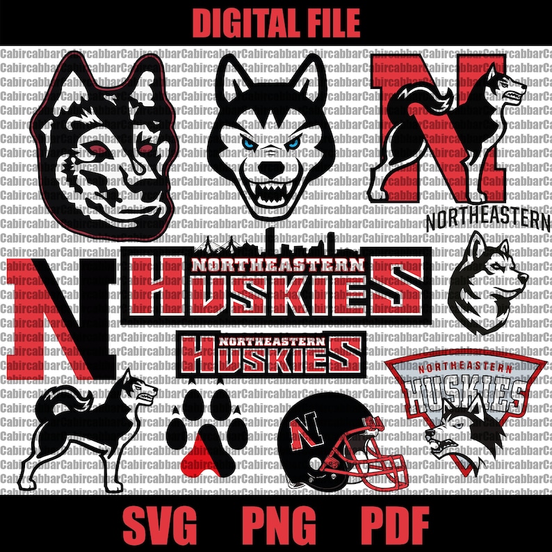 Northeastern SVG, University SVG, Huskies SVG, Game Day, Basketball ...