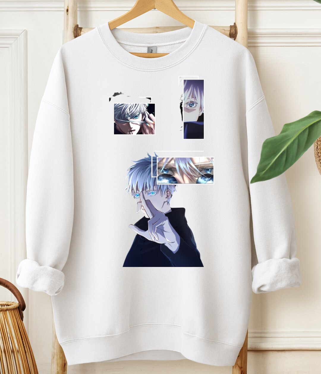 Gojo Sweatshirt, Geto Shirt anime Fan Shirt Jujutsu Kaisen Gojo Geto ...
