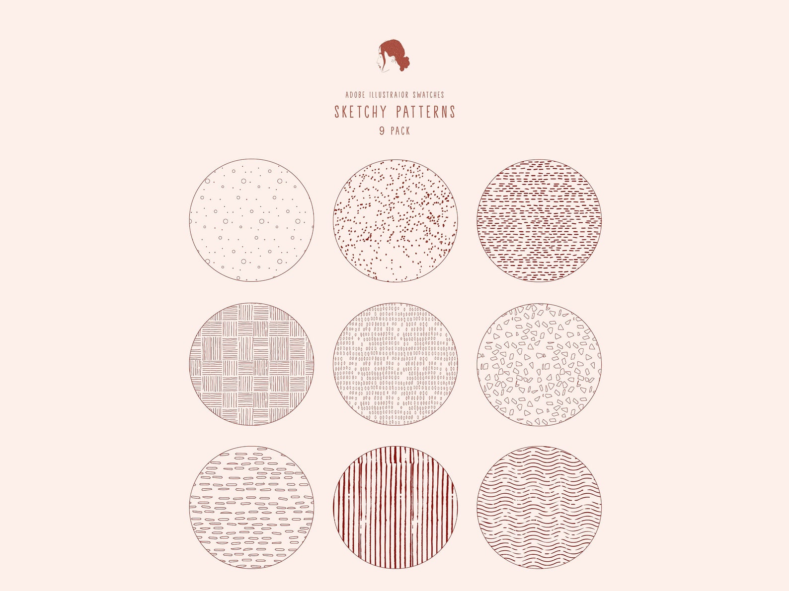 Sketchy Patterns for Adobe Illustrator- Architecture Texture ...