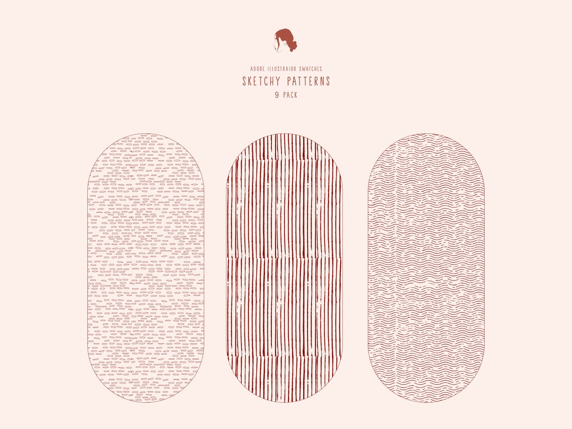 Sketchy Patterns for Adobe Illustrator- Architecture Texture ...