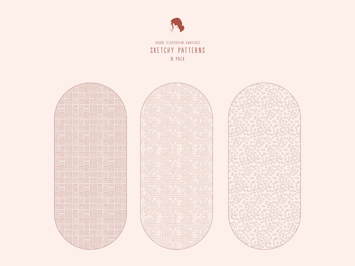 Sketchy Patterns for Adobe Illustrator- Architecture Texture ...