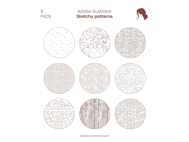 Sketchy Patterns for Adobe Illustrator- Architecture Texture ...