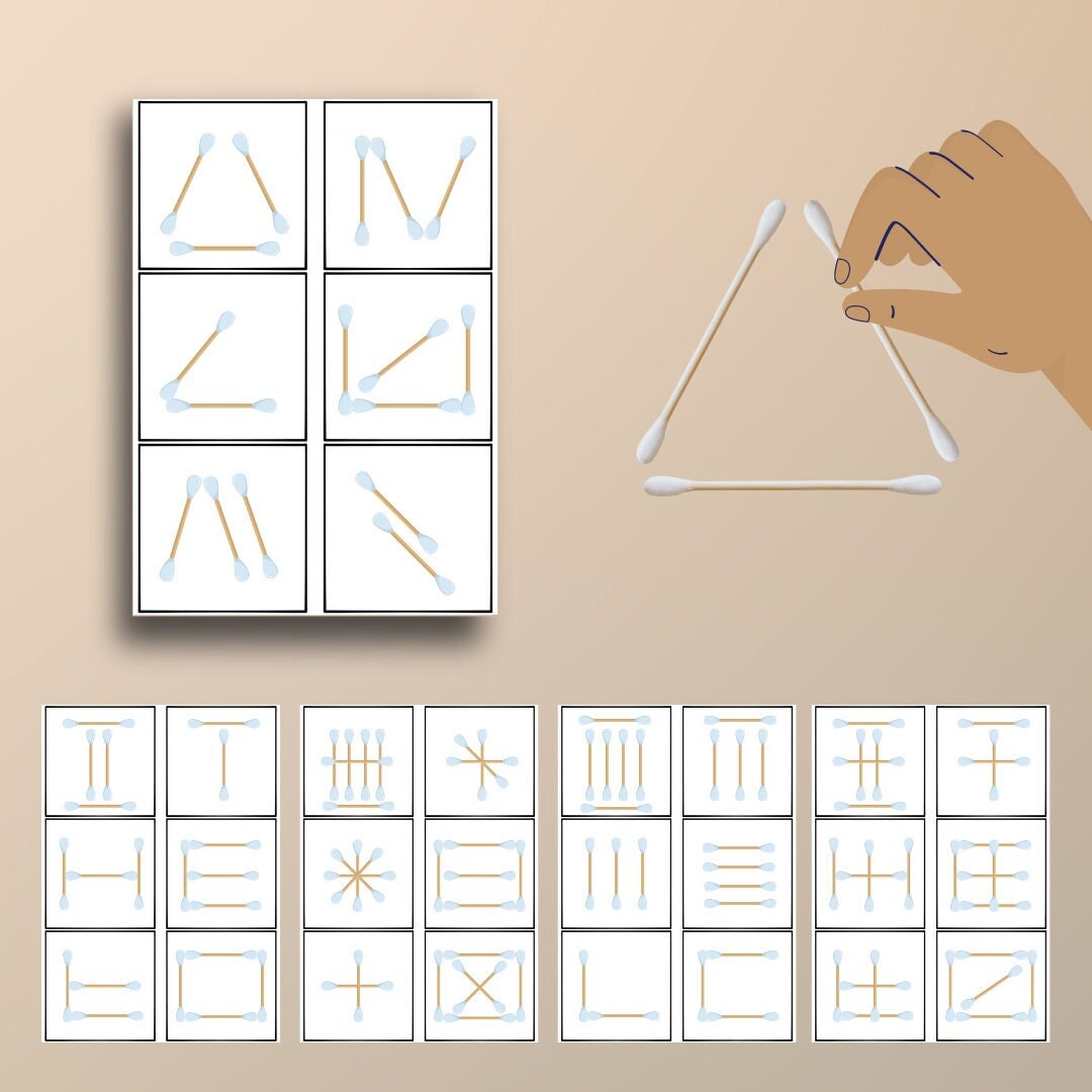 Brain Training Cotton Swab Game | Promote Child | School Child ...