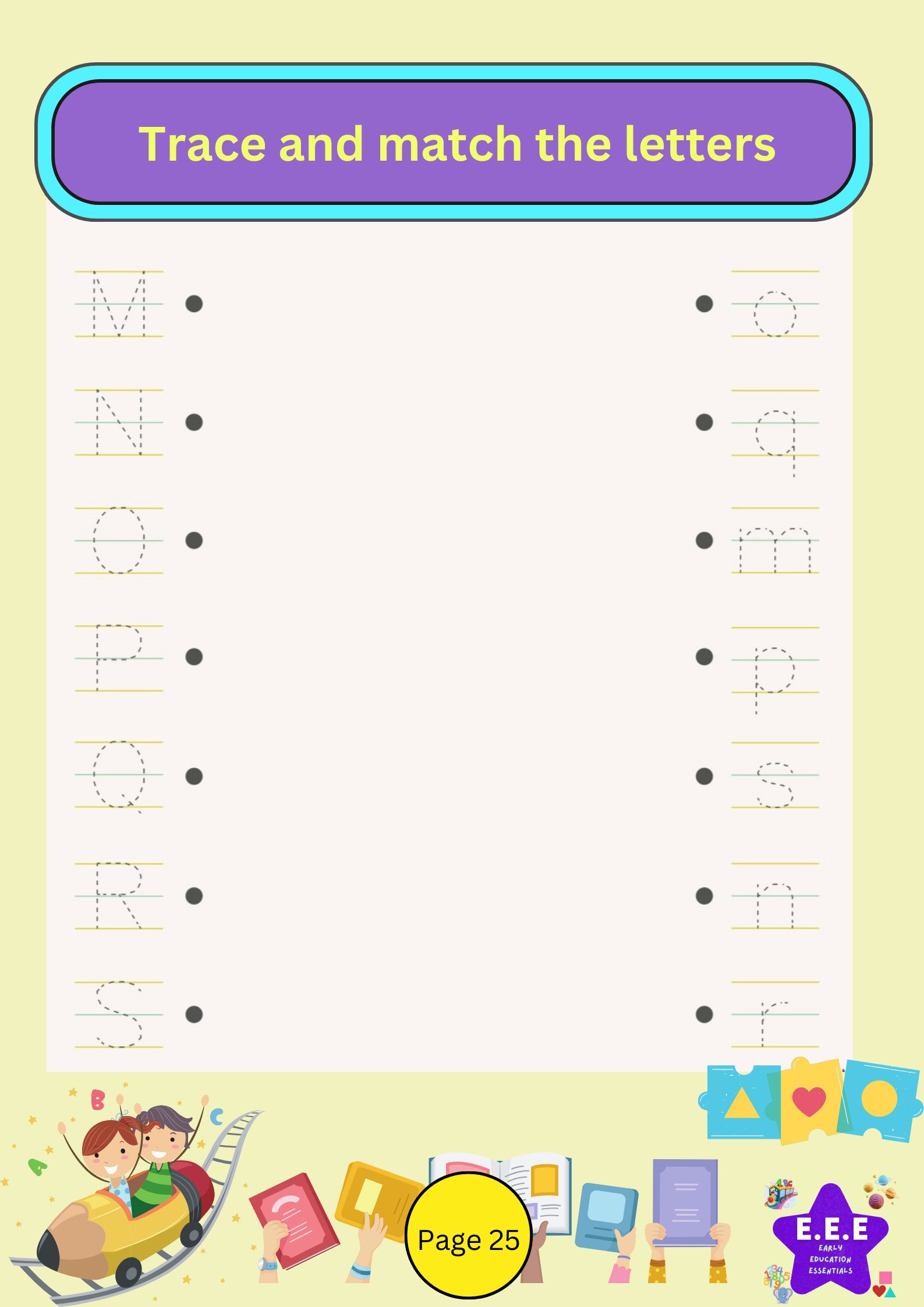 Fun ABC Alphabet Kids Activity Sheet Kindergarten Worksheets and ...