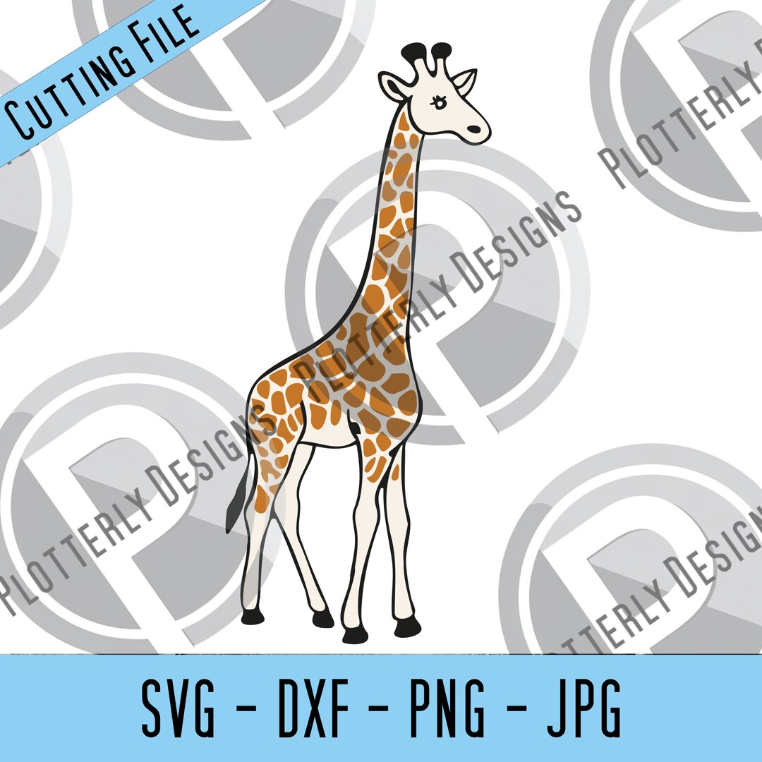 Giraffe SVG Plotter File Giraffe Safari Cutting File Giraffe Layered ...