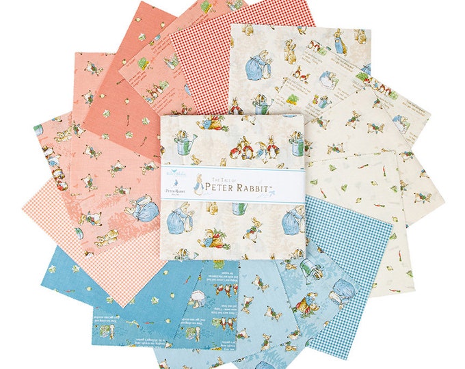 The Tale of Peter Rabbit 10" Stacker – 42-piece Precut Bundle | Beatrix ...