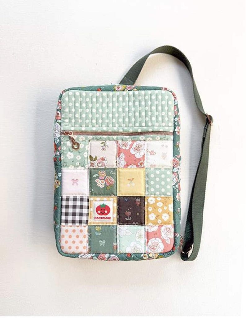 Swing & Sling Bag Pattern – Minki Kim – Sewing Illustration – Crossbody ...
