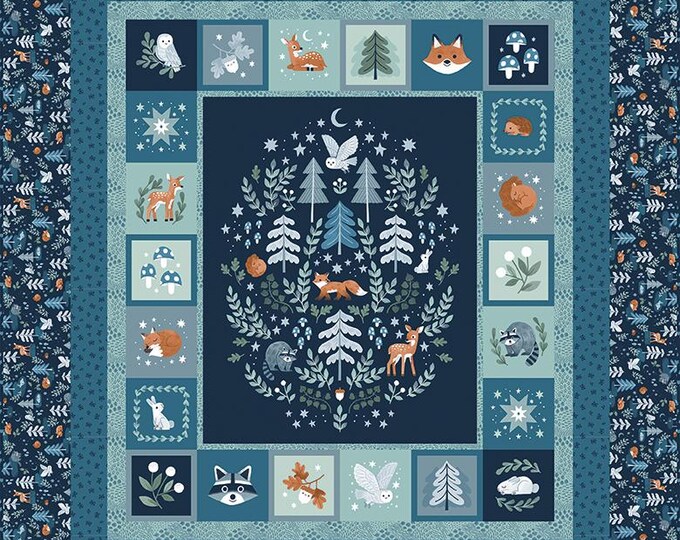 Twilight Creatures Panel Quilt Boxed Kit, Natàlia Juan Abelló. for ...