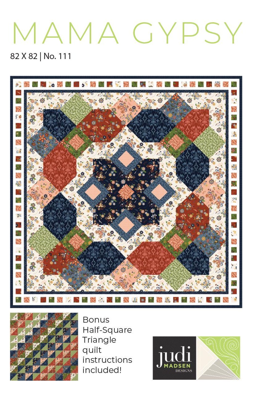 Mama Gypsy Quilt Pattern Judi Madsen for Riley Blake Designs - Etsy