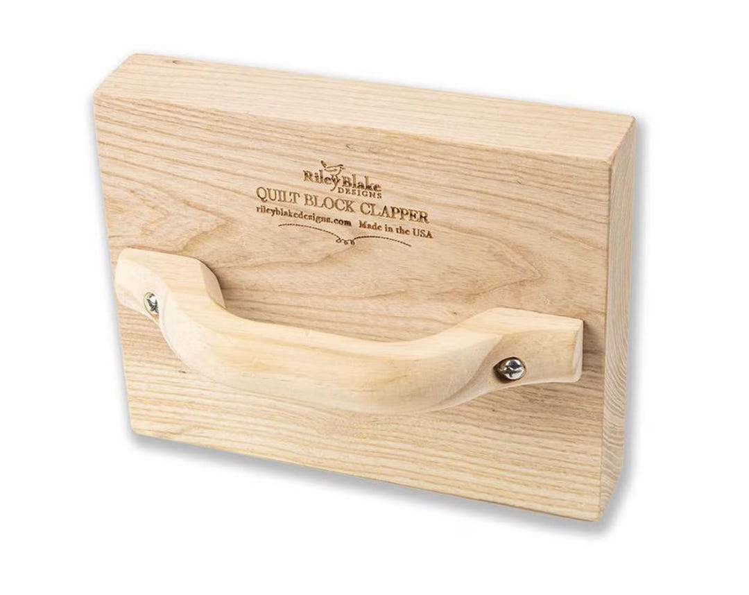 Riley Blake Designs Quilt Block Clapper | 8" X 10" Hardwood Pressing ...