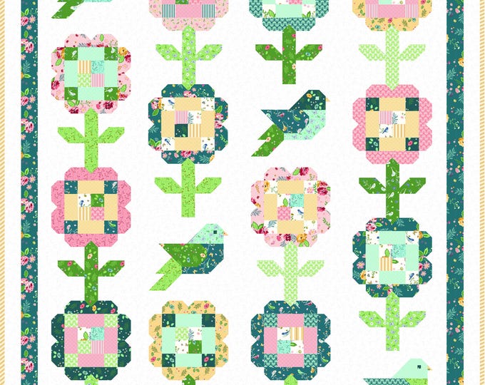 Song Sparrow Quilt Kit Featuring Melody by Beverly Mccullough of ...