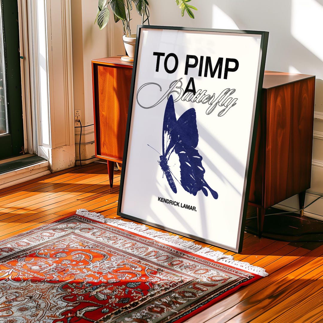 To Pimp A Butterfly - Digital Poster - Etsy