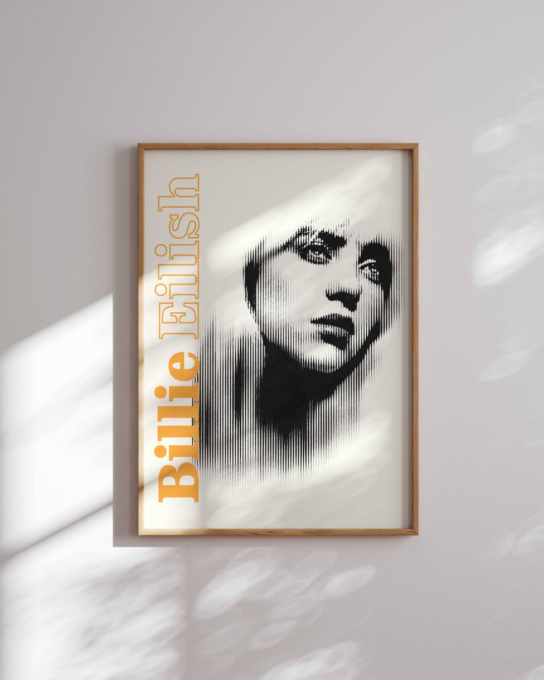 Billie Eilish; Digital Poster - Etsy