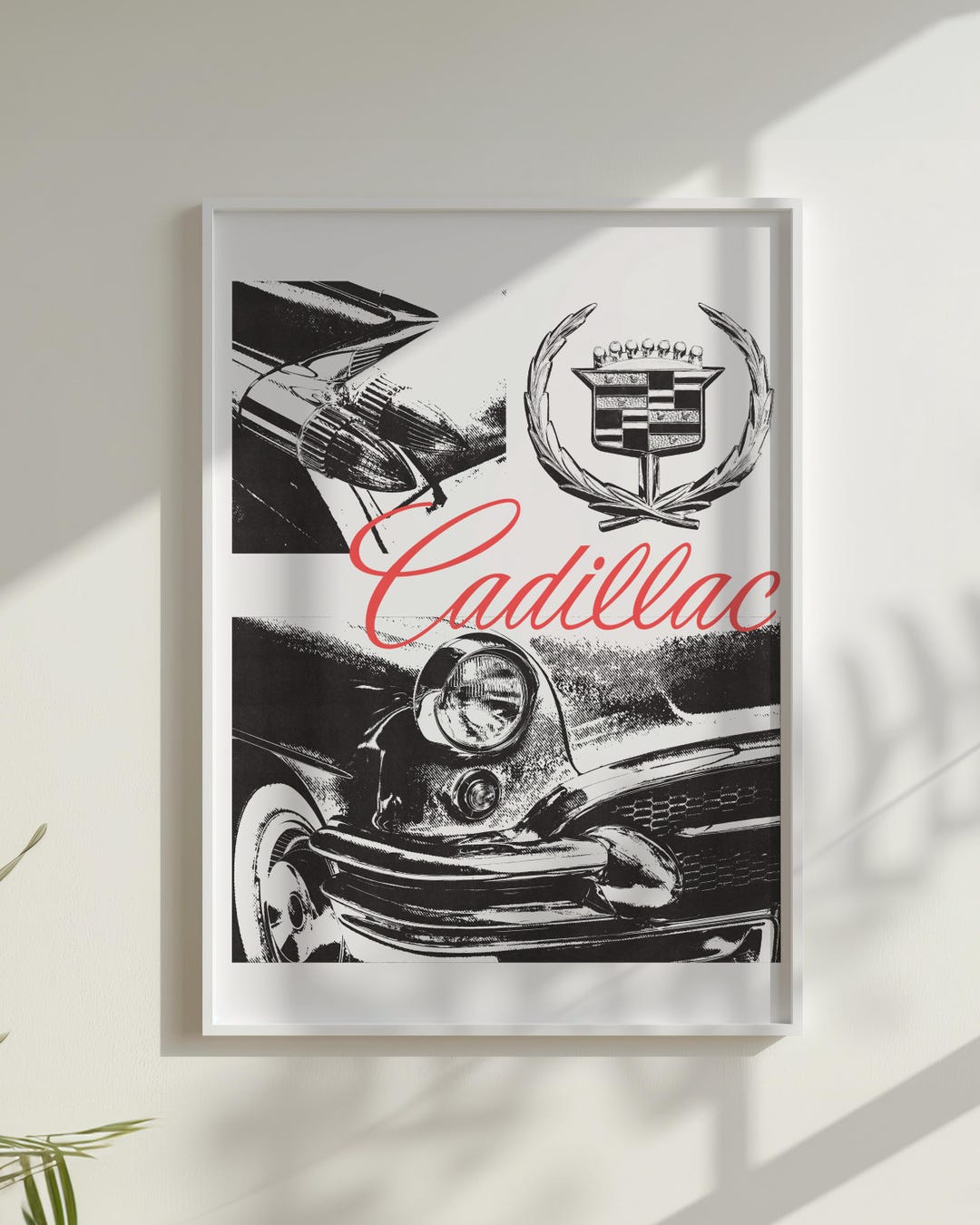 Vintage Cadillac - Digital Poster - Etsy