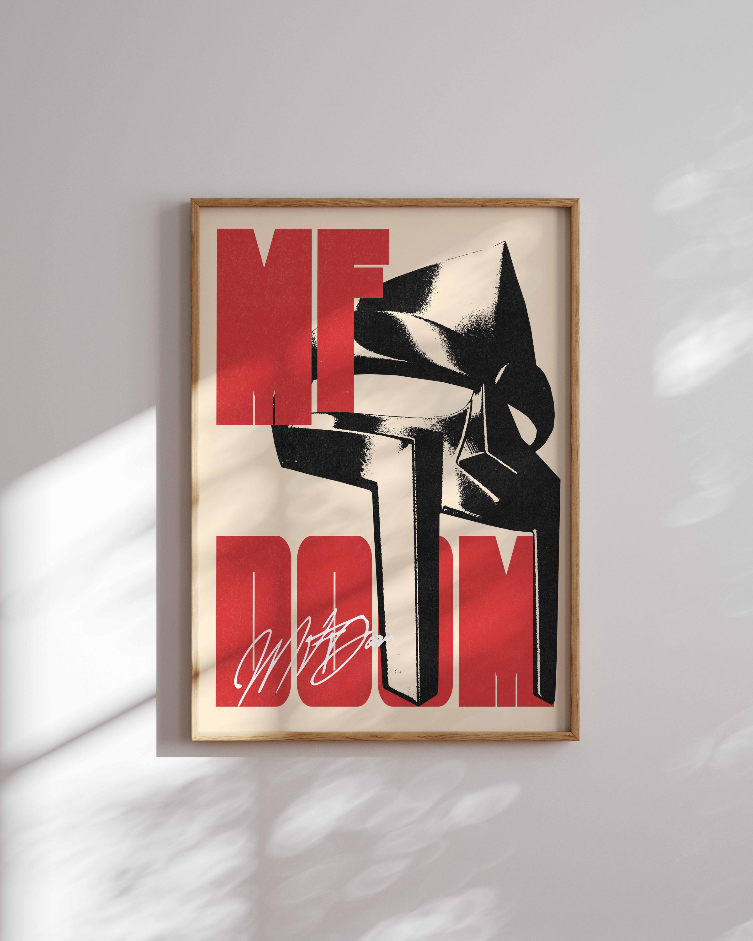 MF DOOM Digital Poster - Etsy
