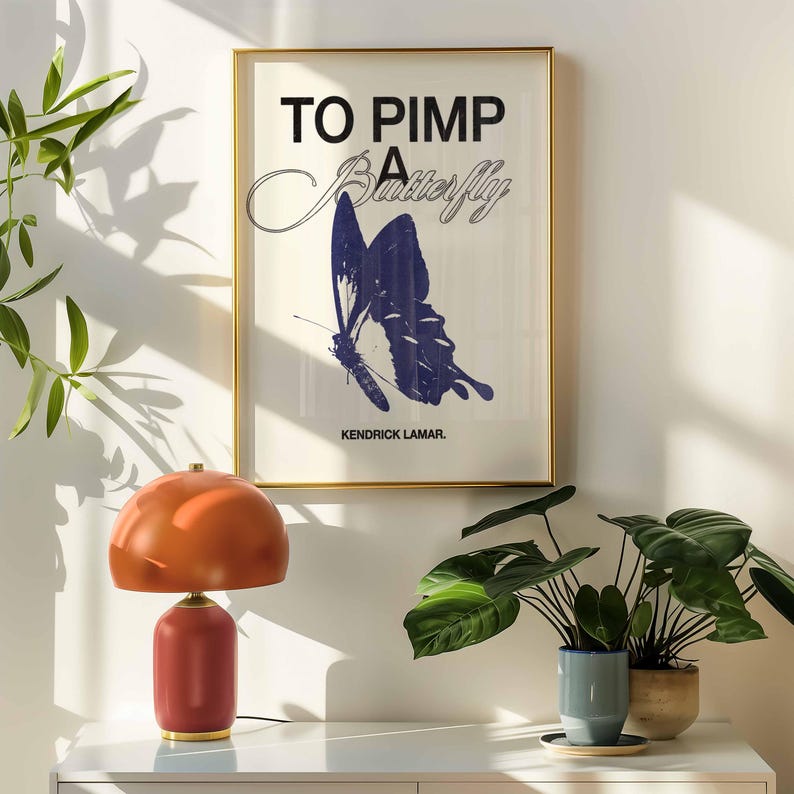 To Pimp A Butterfly - Digital Poster - Etsy