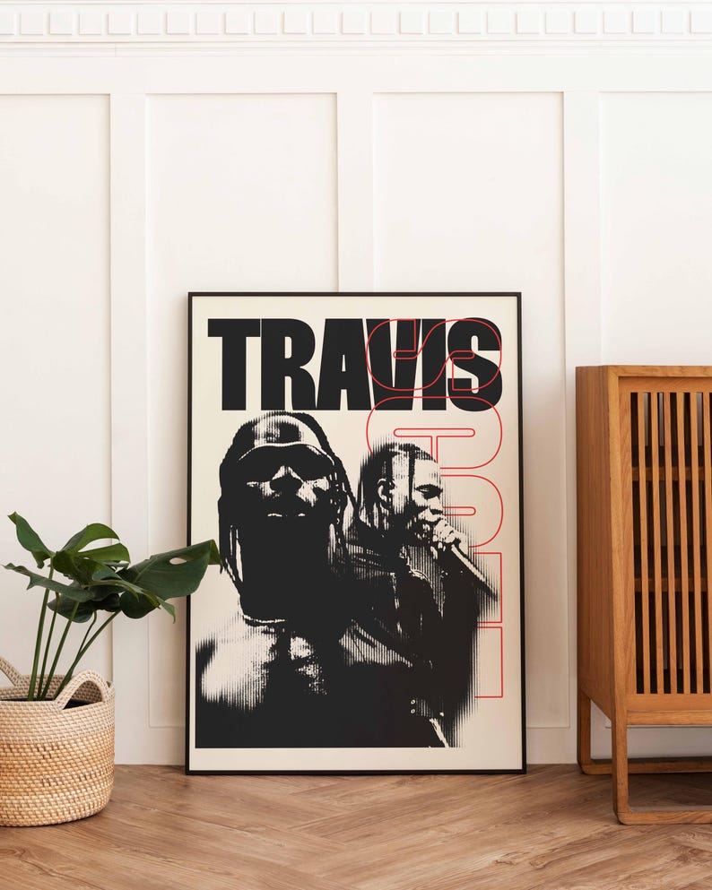 Travis Scott - Digital Poster - Etsy