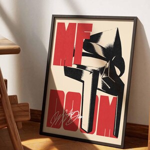 MF DOOM Digital Poster - Etsy