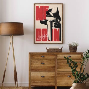 MF DOOM - Digital Poster - Etsy