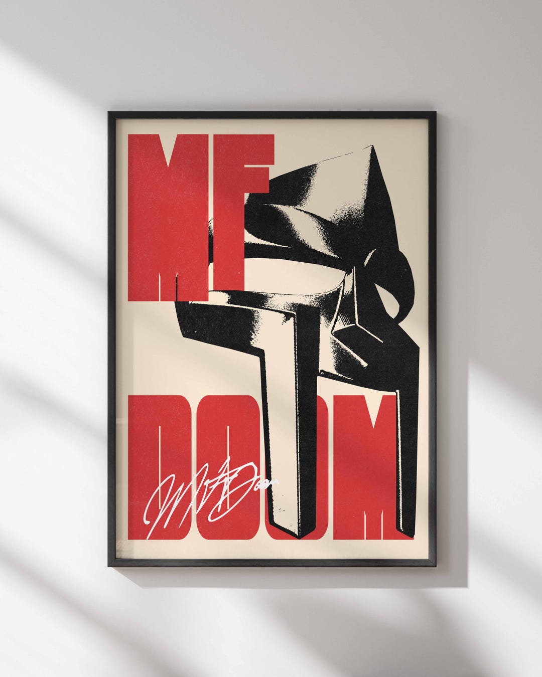 MF DOOM - Digital Poster - Etsy