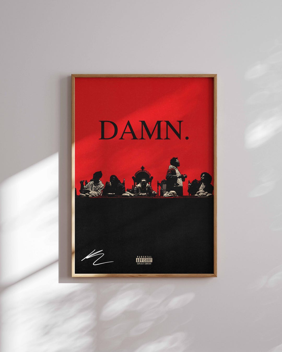 Kendrick Lamar DAMN. - Digital Poster - Etsy