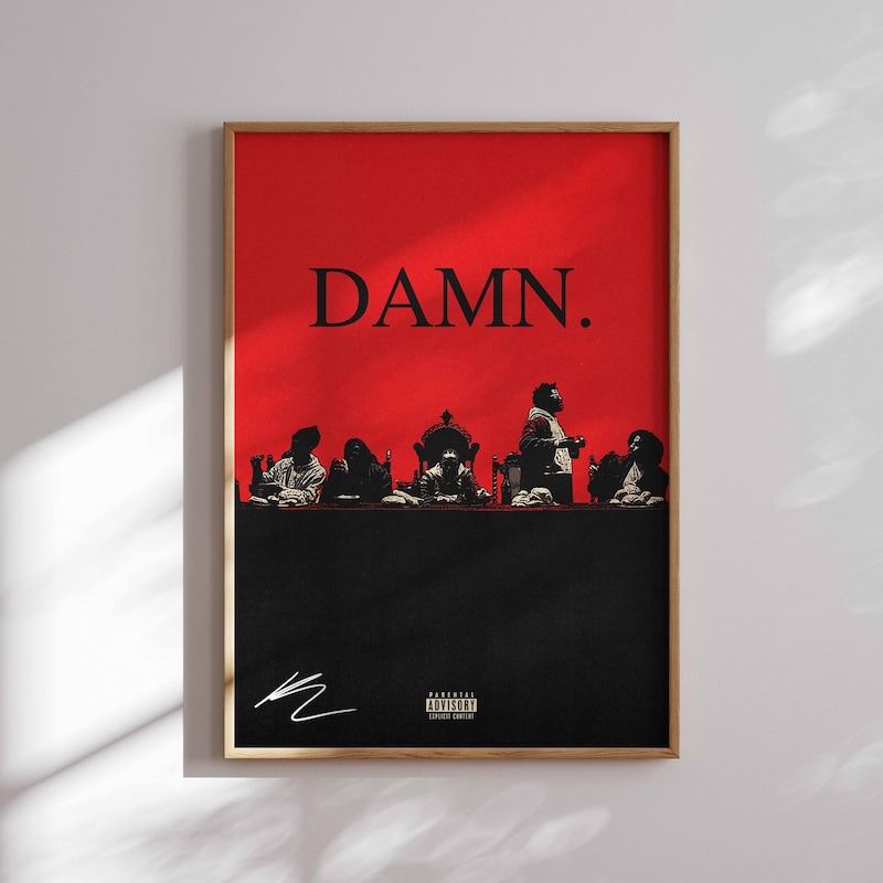 Kendrick Lamar Damn Poster - Etsy