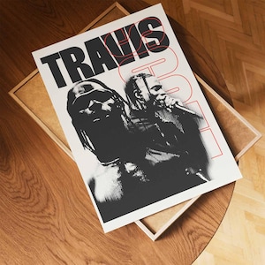 Travis Scott - Digital Poster - Etsy