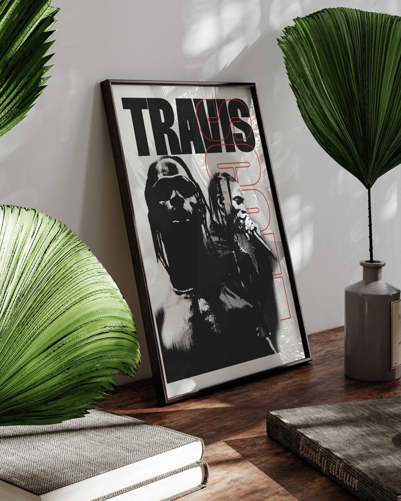 Travis Scott - Digital Poster - Etsy