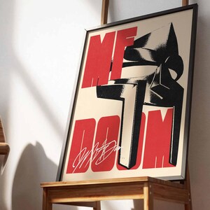 MF DOOM Digital Poster - Etsy