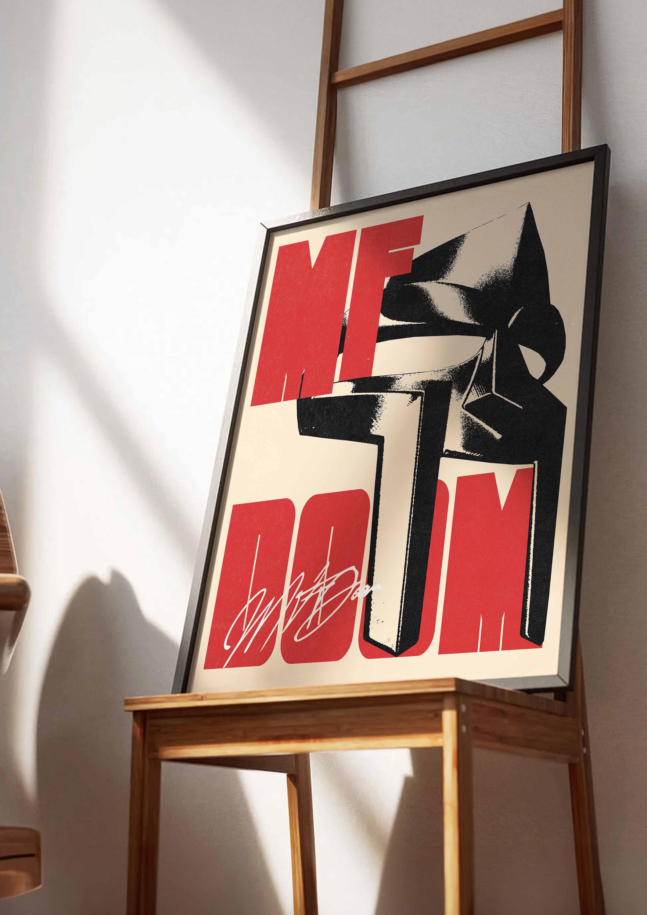 MF DOOM Digital Poster - Etsy