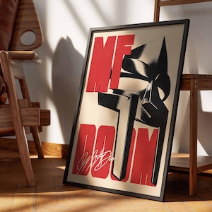 MF DOOM - Digital Poster - Etsy
