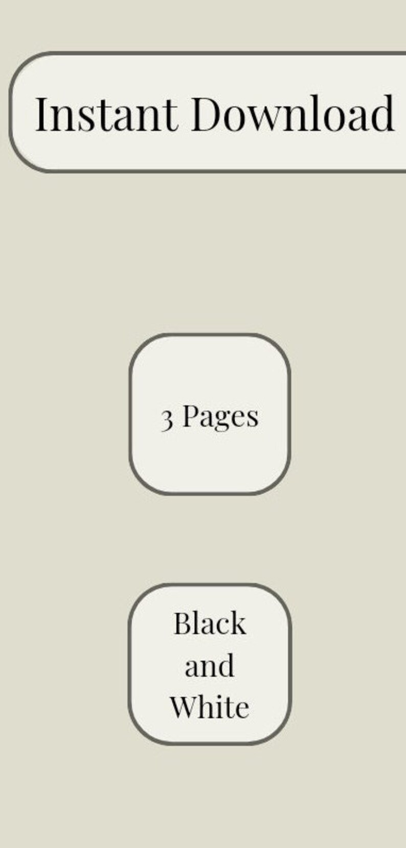 Financial Worksheets Planning Printable PDF Easy Minimal Expense Income ...