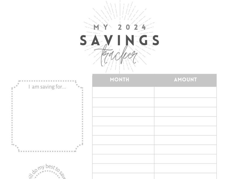 Financial Worksheets Planning Printable PDF Easy Minimal Expense Income ...