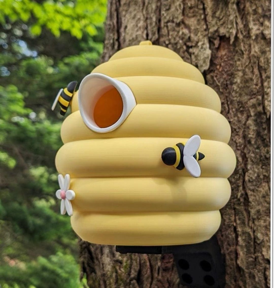 Beehive Birdhouse – Cute 3D Printed Outdoor Bird House With Bees ...