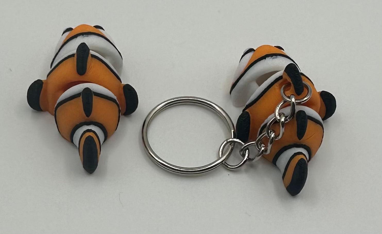 3D Printed Flexi Clown Fish | Nemo Inspired Fidget Toy | Desk Buddy ...
