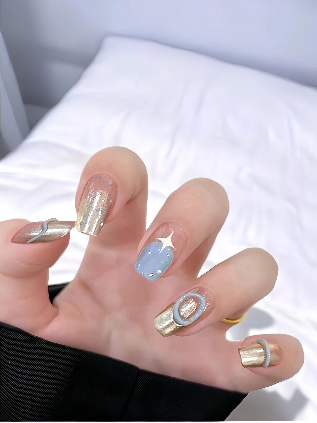 Punk Graffiti Series Press Nails/party Press Nails/nail Chips/wedding ...