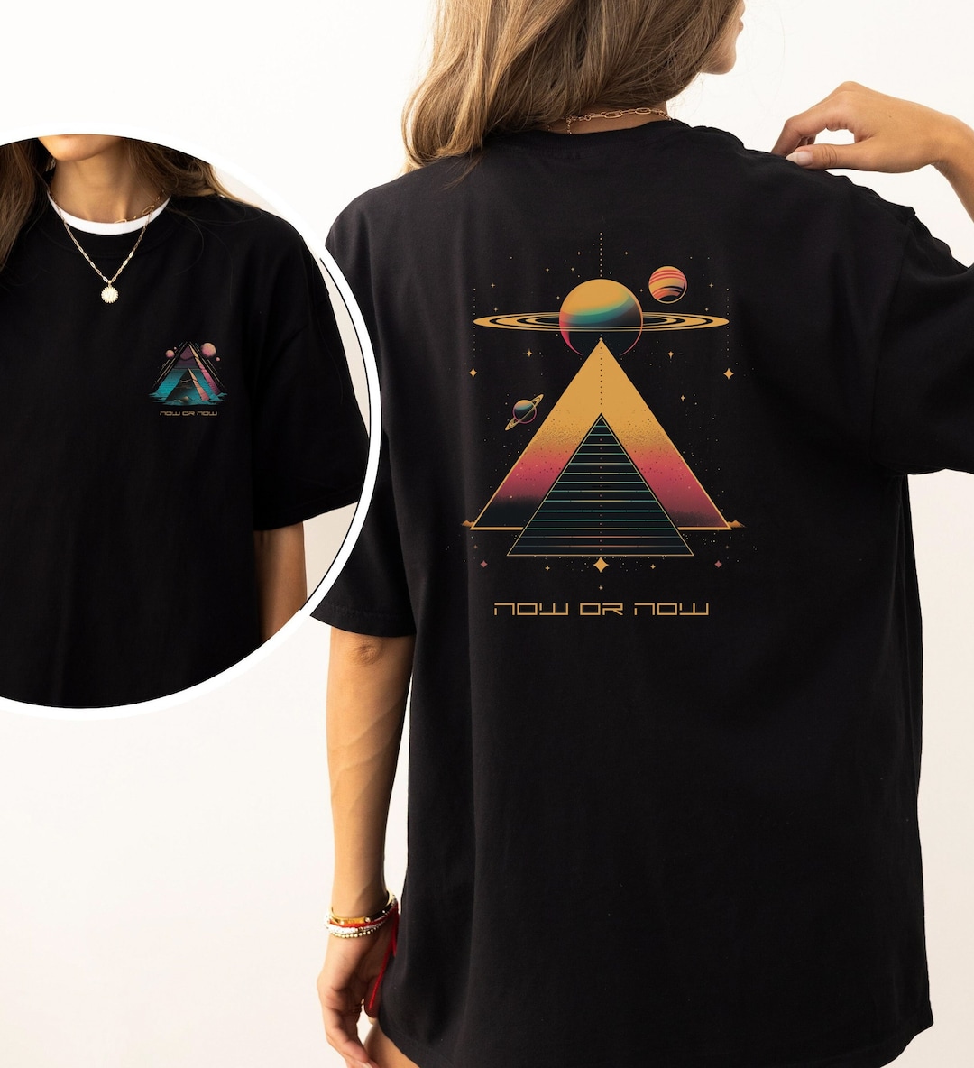 Cosmic Pyramid T-shirt Comfort Colors Streetwear Aesthetic Trippy ...