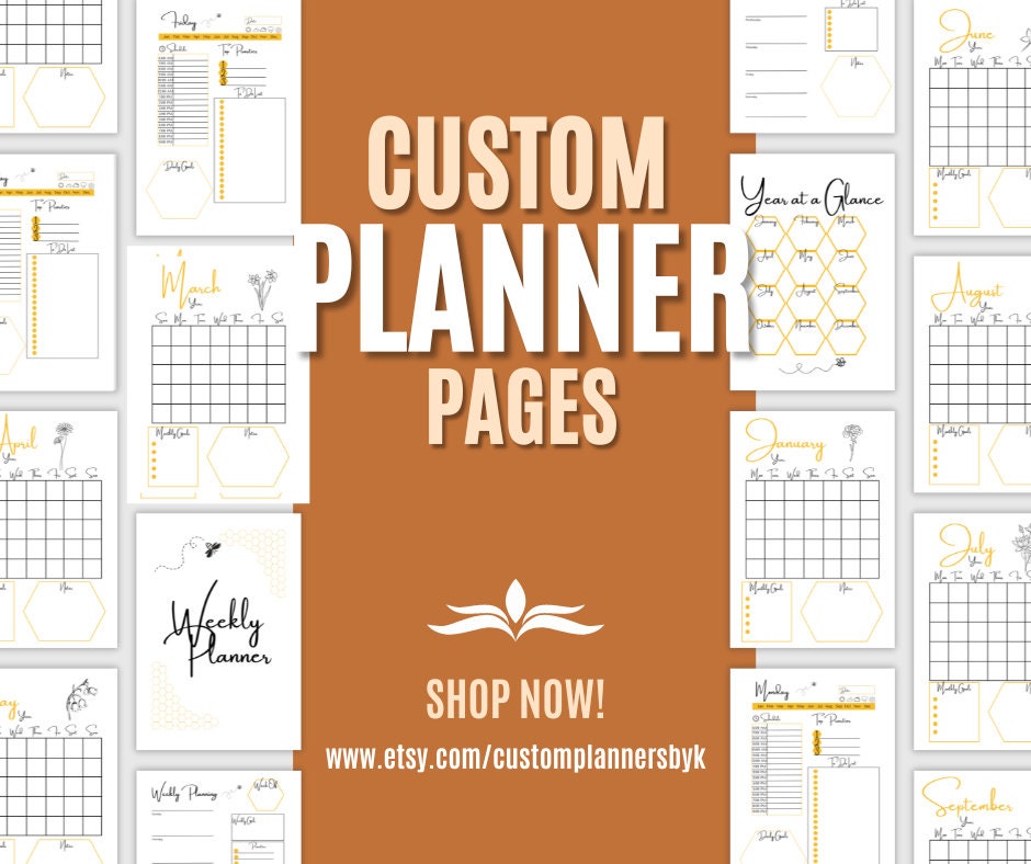 Bee Weekly Planner Printable - Etsy