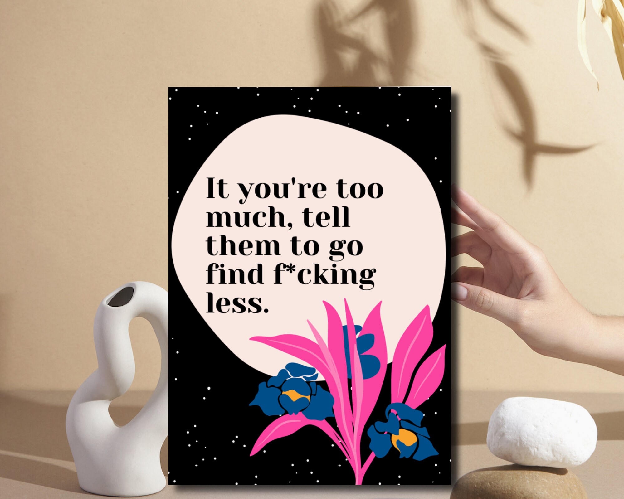 Swear Positive Affirmation Cards, Positive Affirmations Baddie Deck ...